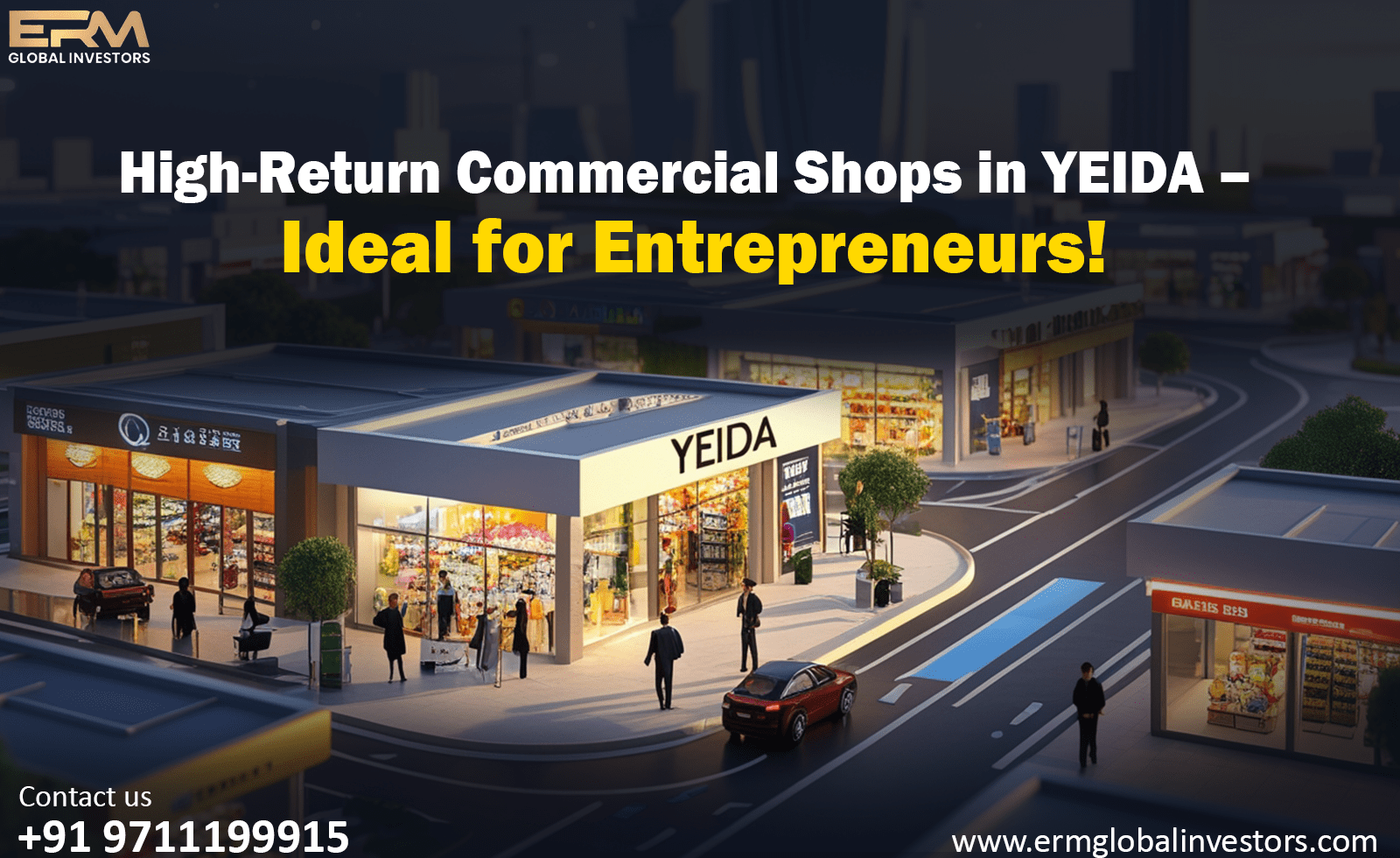 High-Return Commercial Shops in YEIDA – Ideal for Entrepreneurs!